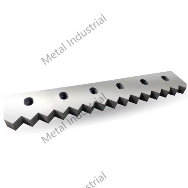 Single shaft shredder fixed blade